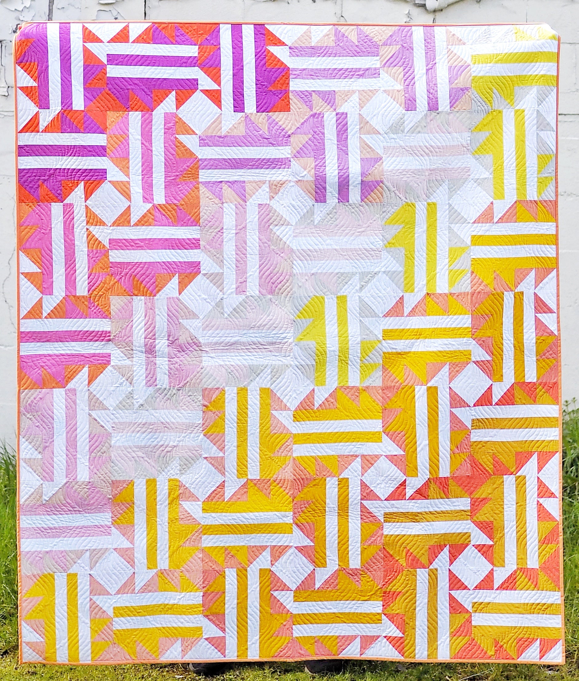 Run Wild Quilt - the Strawberry Lemonade One – Then Came June